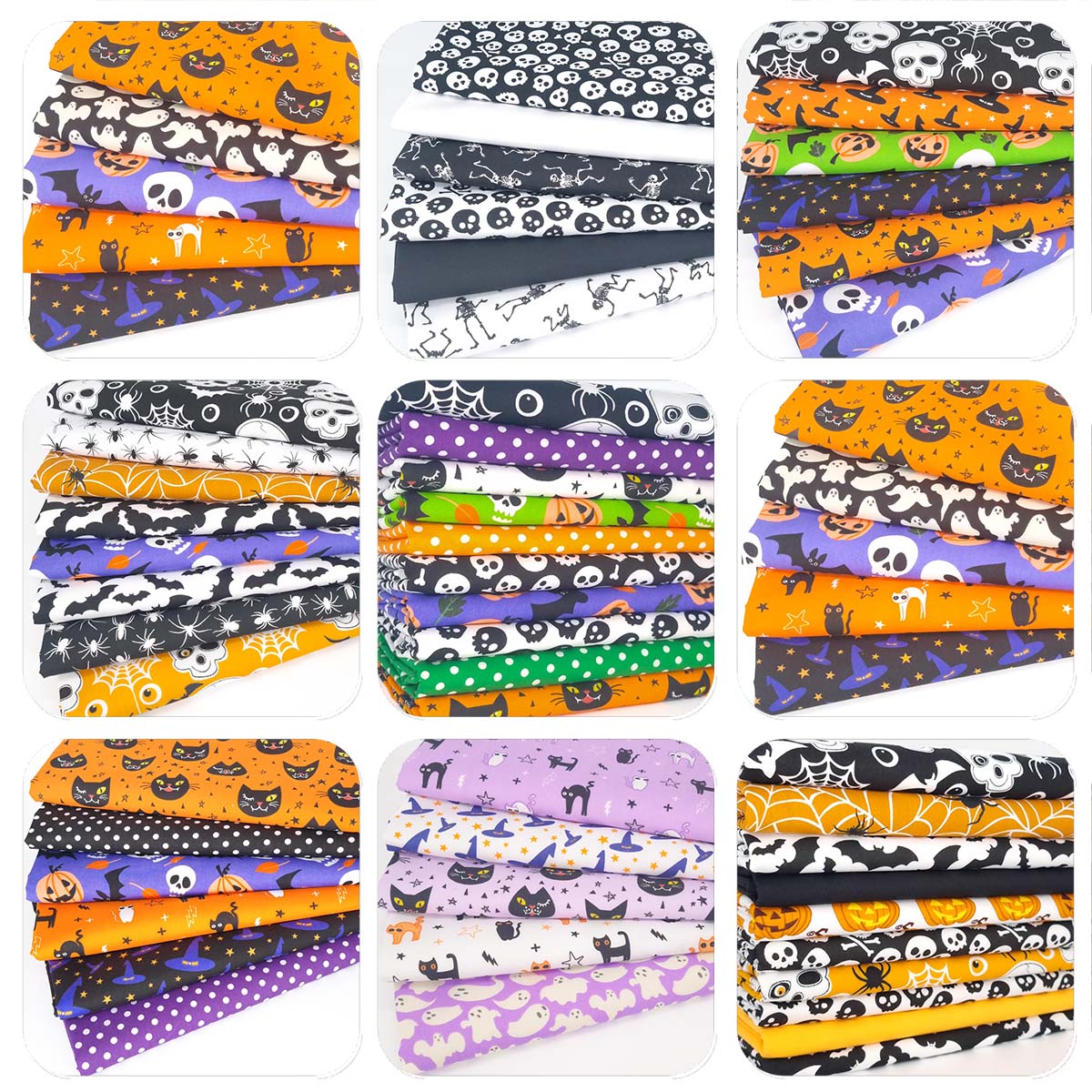 Halloween Fat Quarter Bundles – Fabric Love