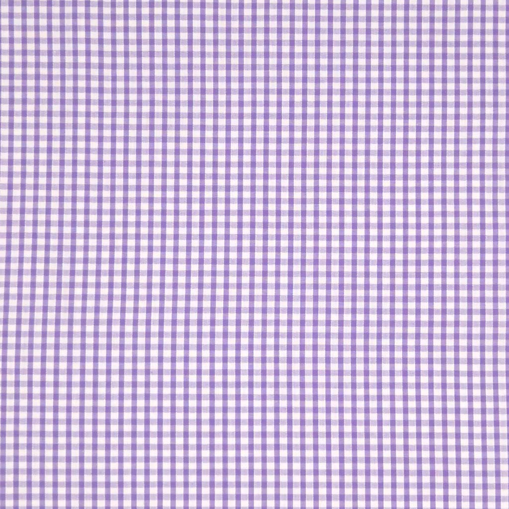 1/8" Corded Polycotton Gingham Check - Lilac – Fabric Love