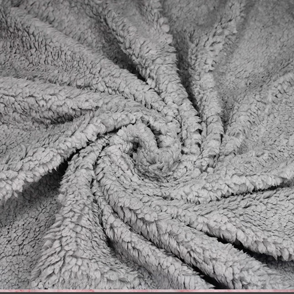 Super Soft Cuddle Fur Fleece - Silver – Fabric Love