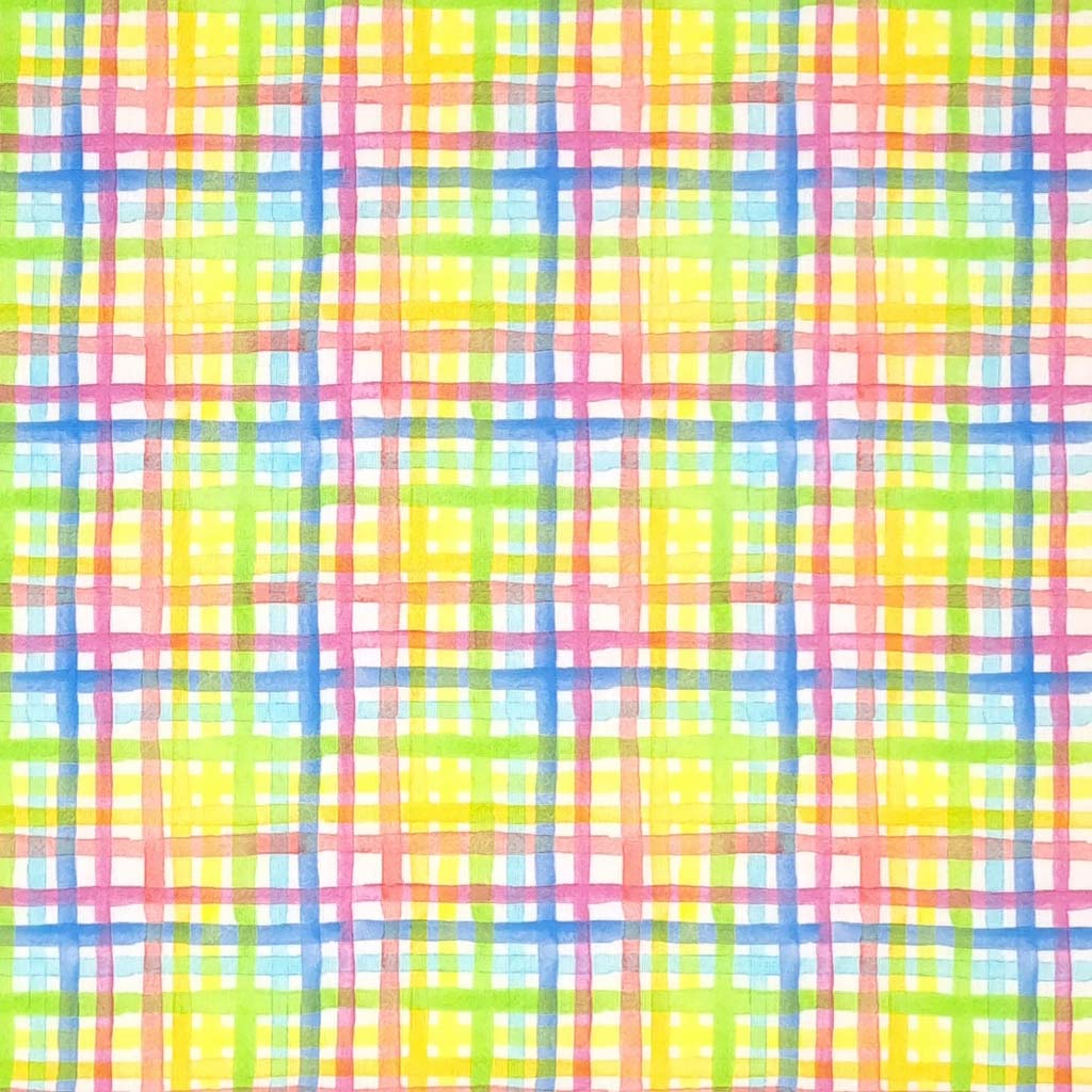 Rainbow Check by Little Johnny - 100% Cotton Fabric – Fabric Love