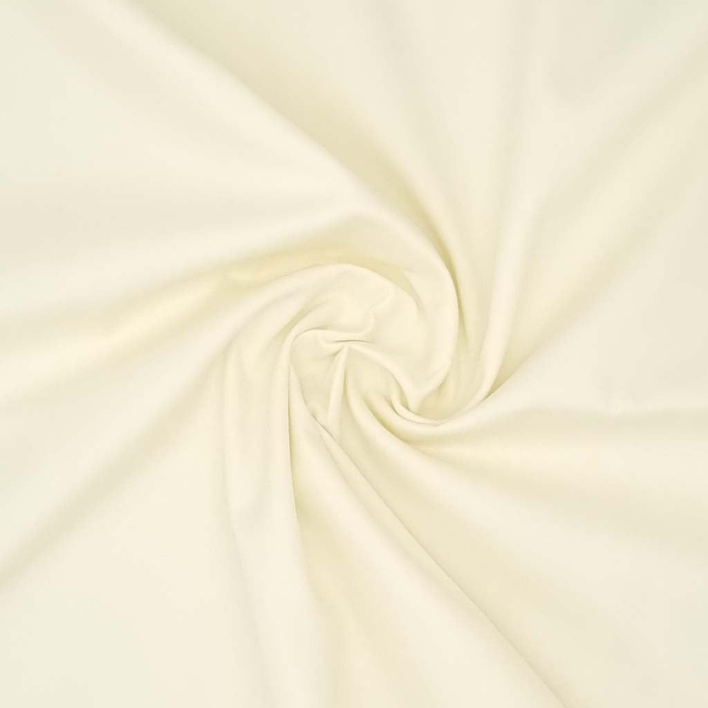 100% Cotton Poplin Plain - Cream – Fabric Love