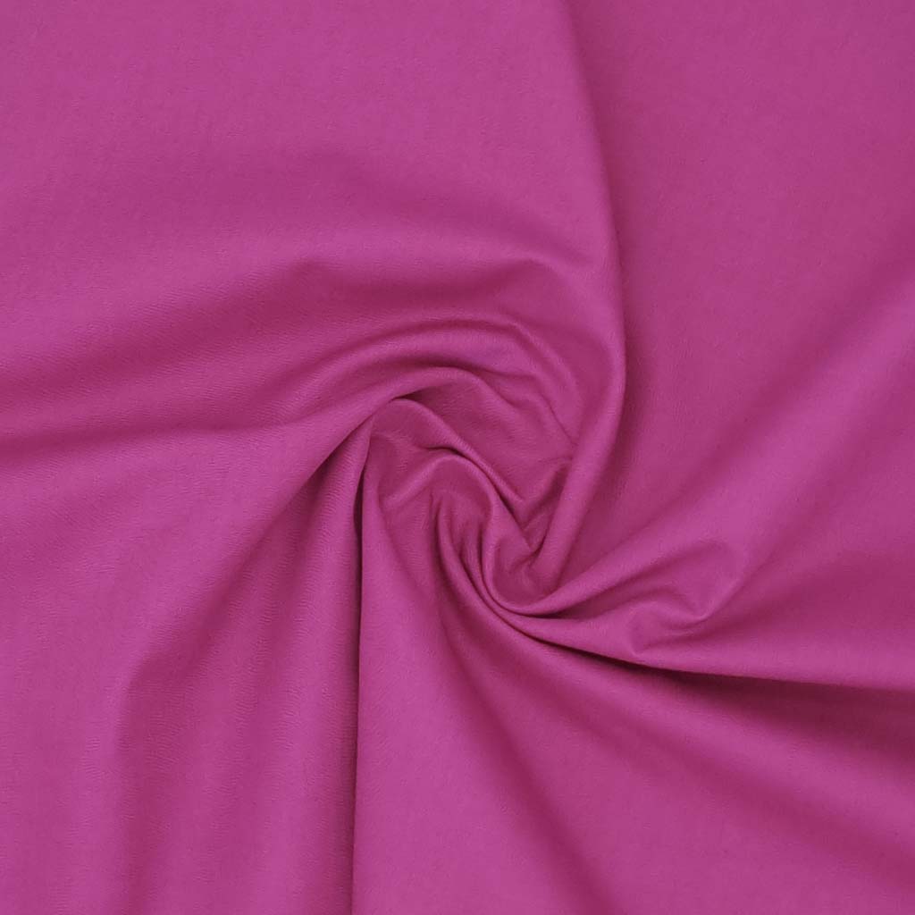 Plain Polycotton - Magenta – Fabric Love