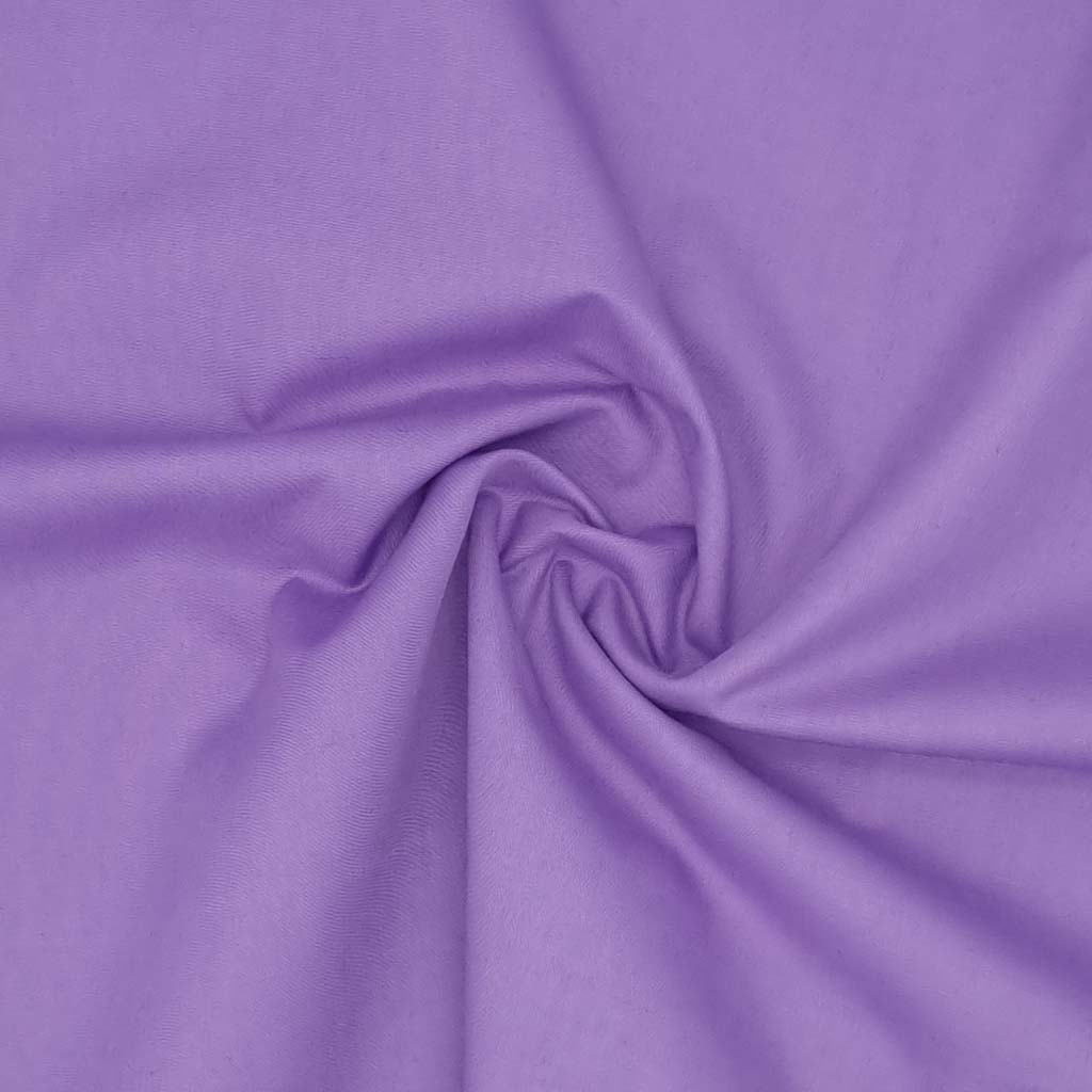 Plain Polycotton - Violet – Fabric Love
