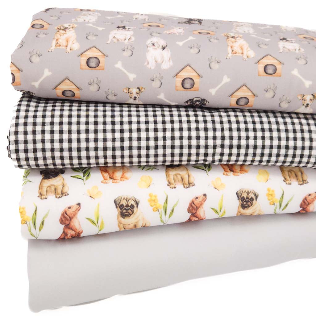 A Dog's World - Polycotton Fat Quarter Bundle – Fabric Love