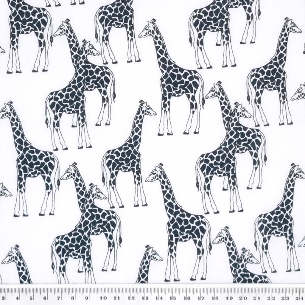 giraffe print material