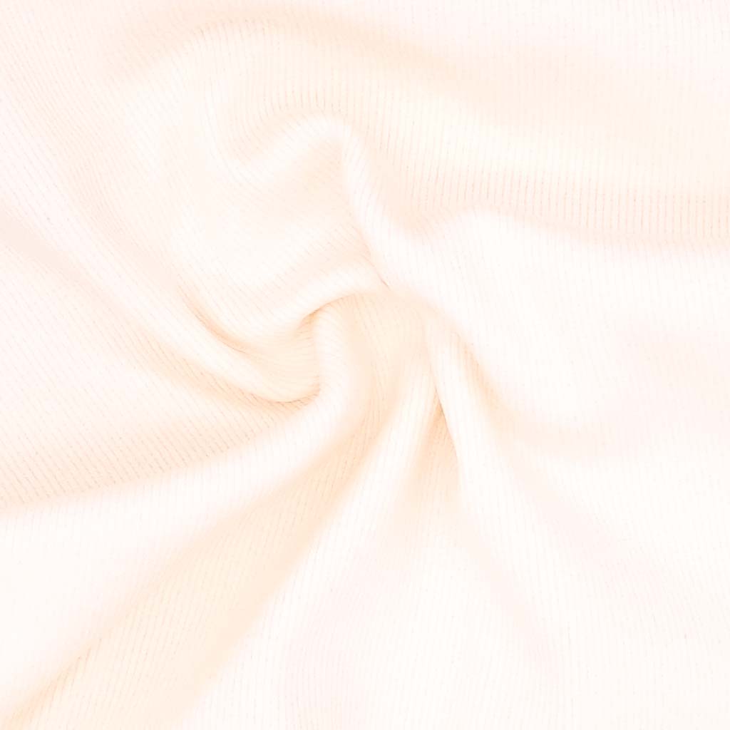 Jersey Ribbing Fabric - Plain Ivory – Fabric Love